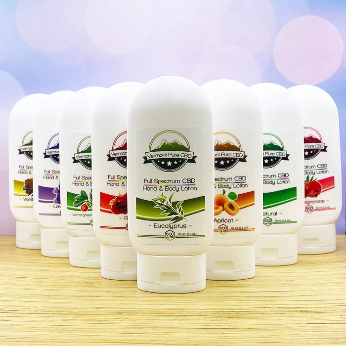 Full Spectrum CBD Lotion – 2.2 oz. - 500mg. - Vermont Pure CBD